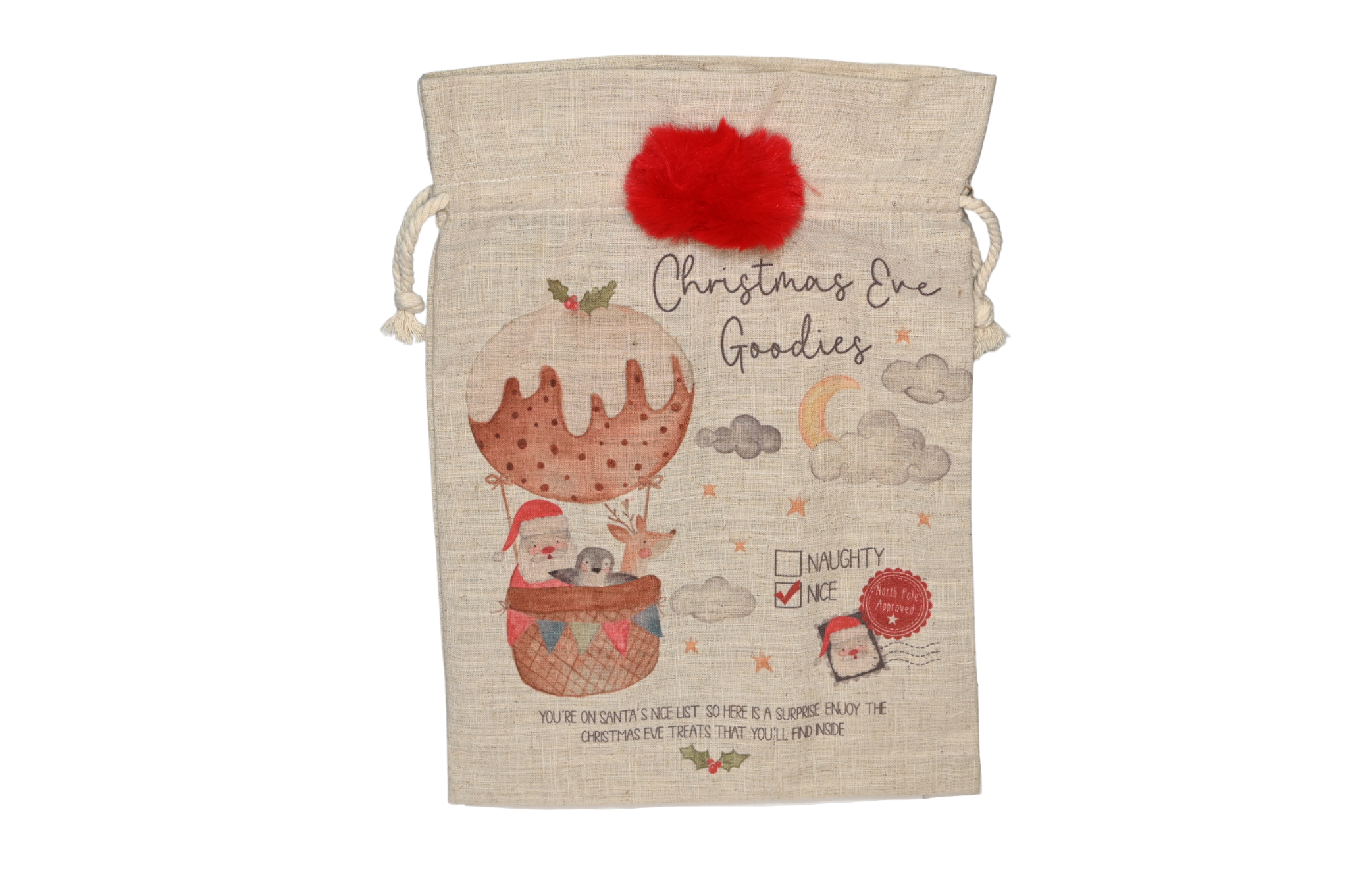 Christmas Eve Santa Sack for Baby's Christmas Gifts - Ziggle